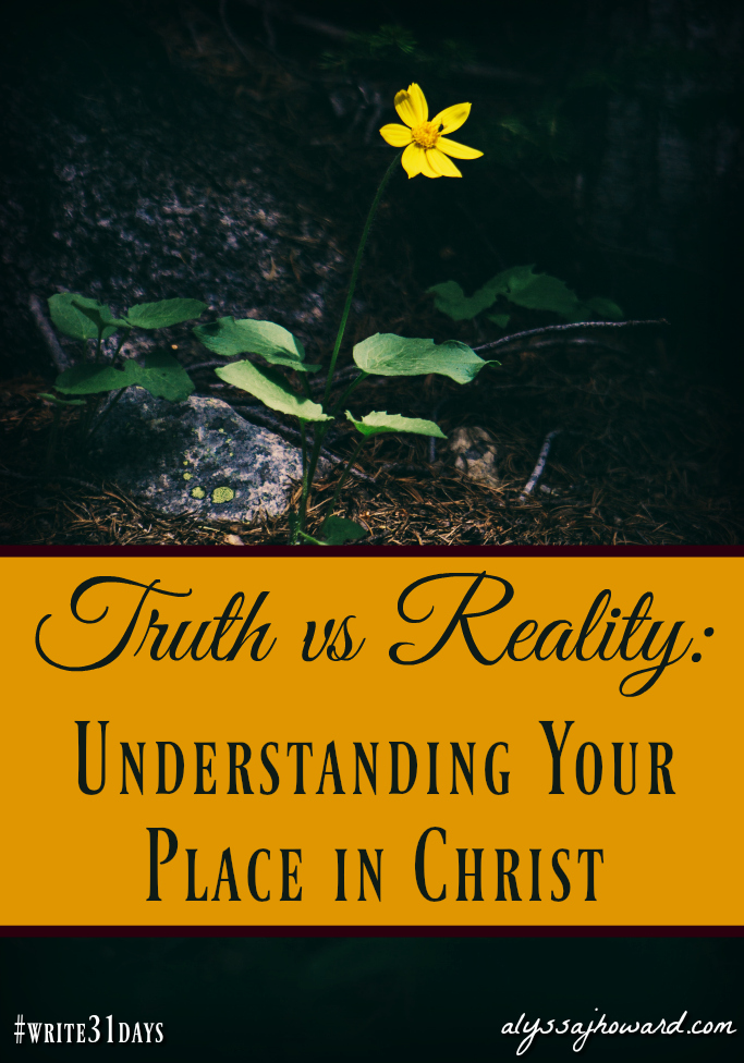 Truth vs Reality: Understanding Your Place in Christ | alyssajhoward ...