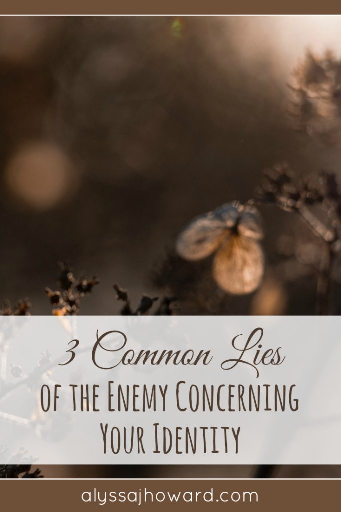 3 Common Lies of the Enemy Concerning Your Identity